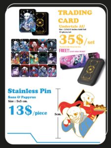 【Pre-order】Undertale AU Trading Cards (shipment within June) – Homu