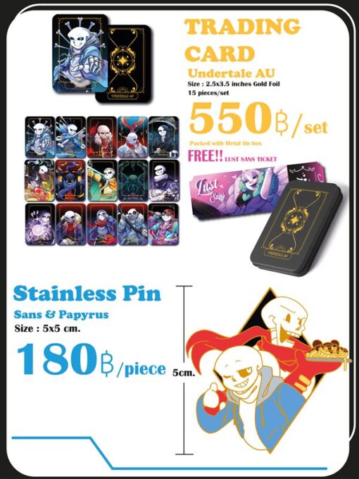 【Pre-order】Undertale AU Trading Cards (shipment within June) – Homu